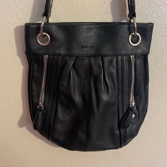 Perlina | Bags | Perlina Crossbody Leather Bag | Poshmark